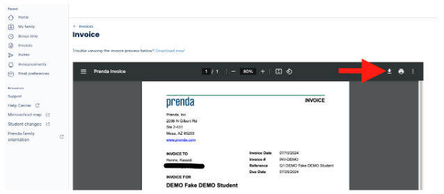 AZ ESA Invoice Payment Instructions